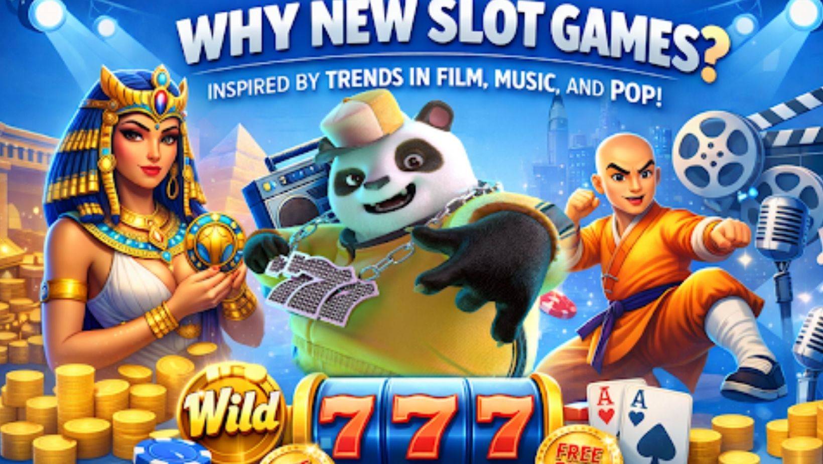 Why New Slot Games Inspired by Trends in Film, Music, and Pop - Playmyworld